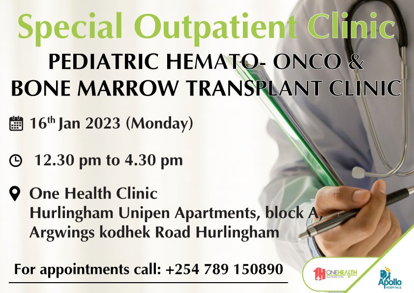 Pediatric Hematology, Oncology & Bone Marrow Transplant - ICJ Kenya